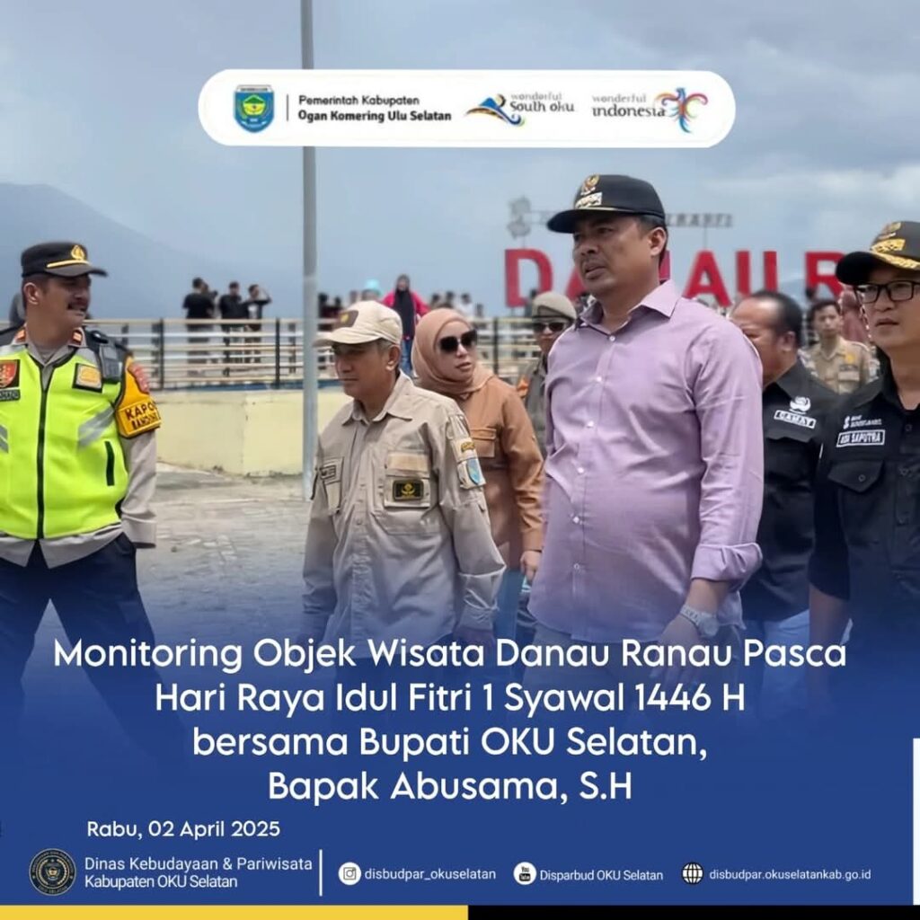 MONITORING OBJEK WISATA DANAU RANAU PASCA HARI RAYA IDUL FITRI 1446H ...